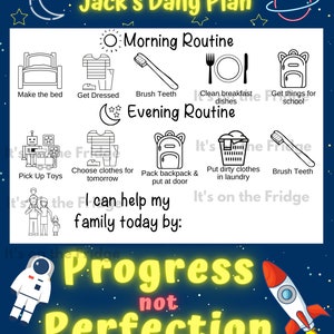 Kids Zone Cleaning Chore Chart, Flylady Kids Printables, Visual Chore ...