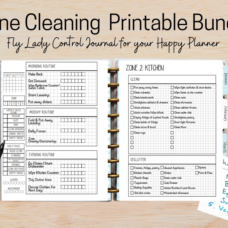 Flylady Control Journal - Etsy