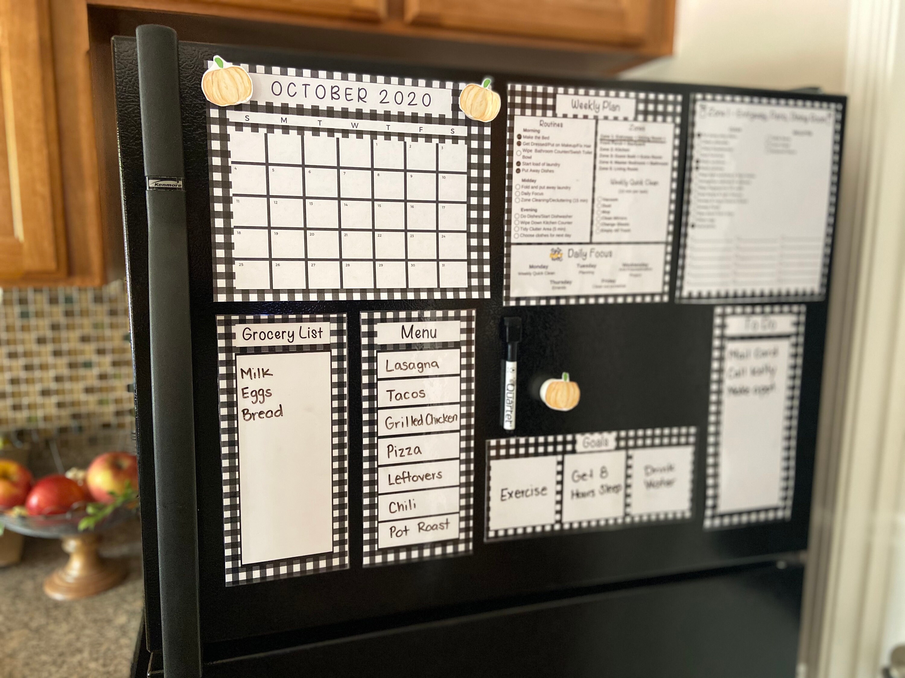 Printable Ultimate Organization Bundle, Meal Planning, Cleaning Routine ...