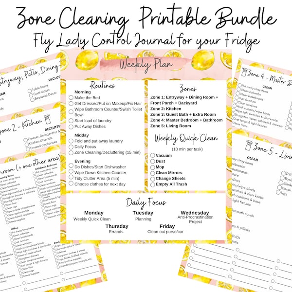 Flylady Printables - Etsy