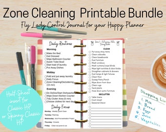 Printable Flylady Control Journal Editable Planner Zone | Etsy