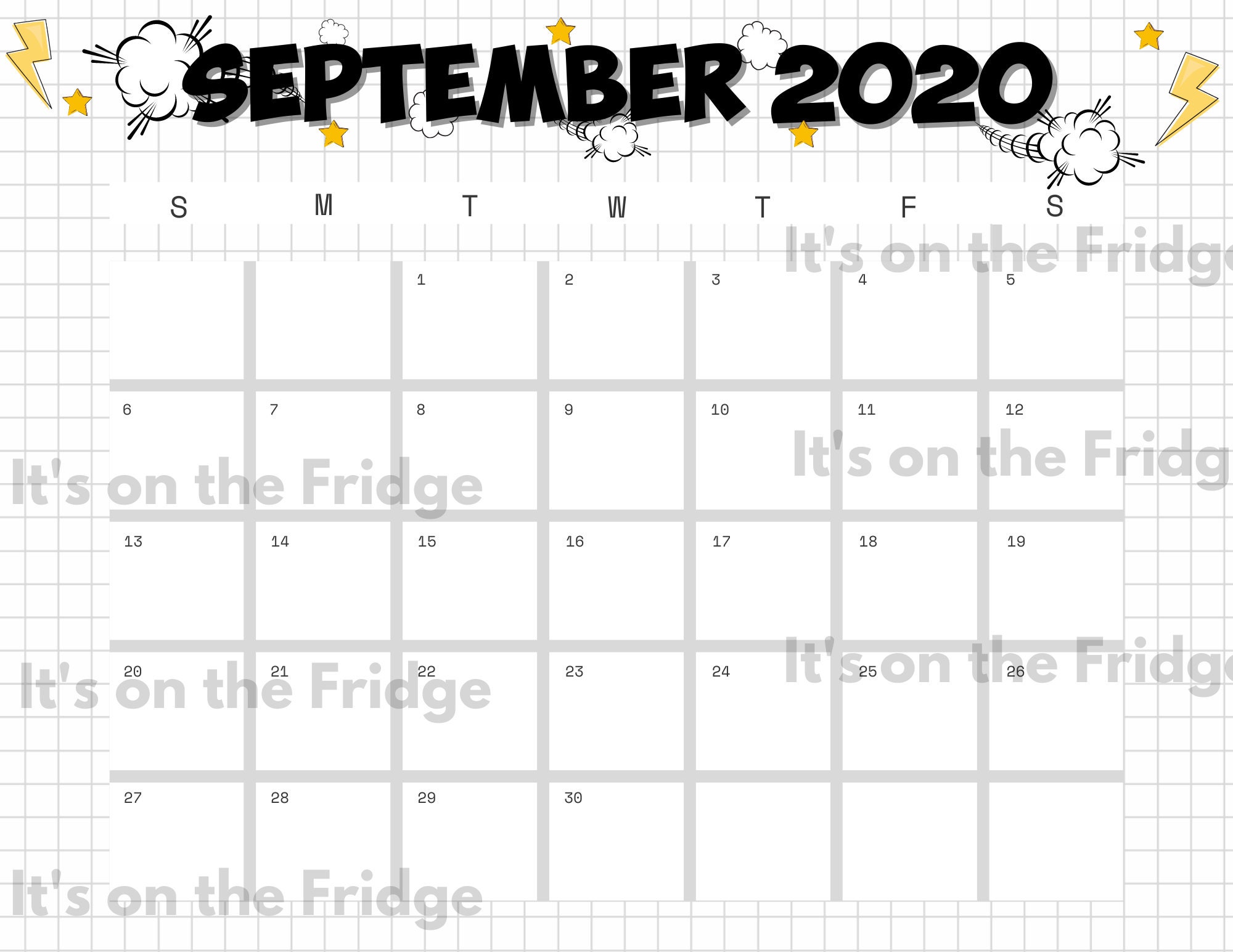 Printable Distance Learning Organization Bundle Calendar - Etsy