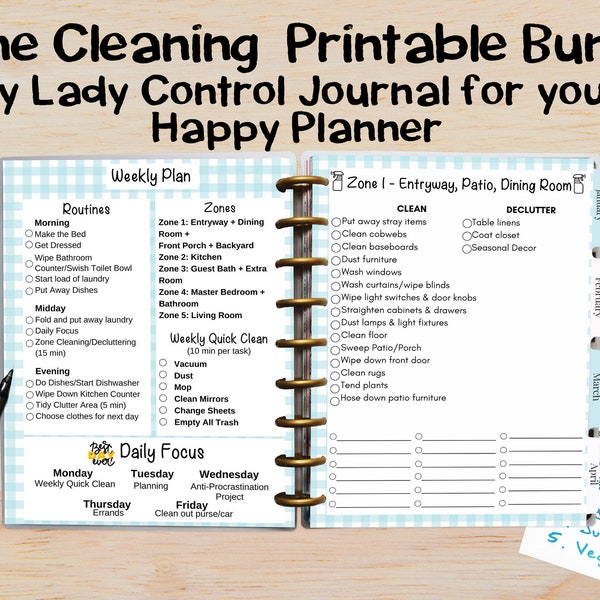 Flylady Control Journal - Etsy