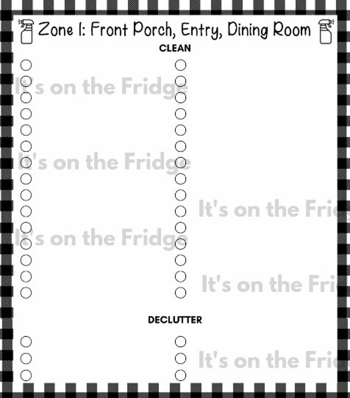 Printable Flylady Control Journal Fly Lady Planner Zone - Etsy