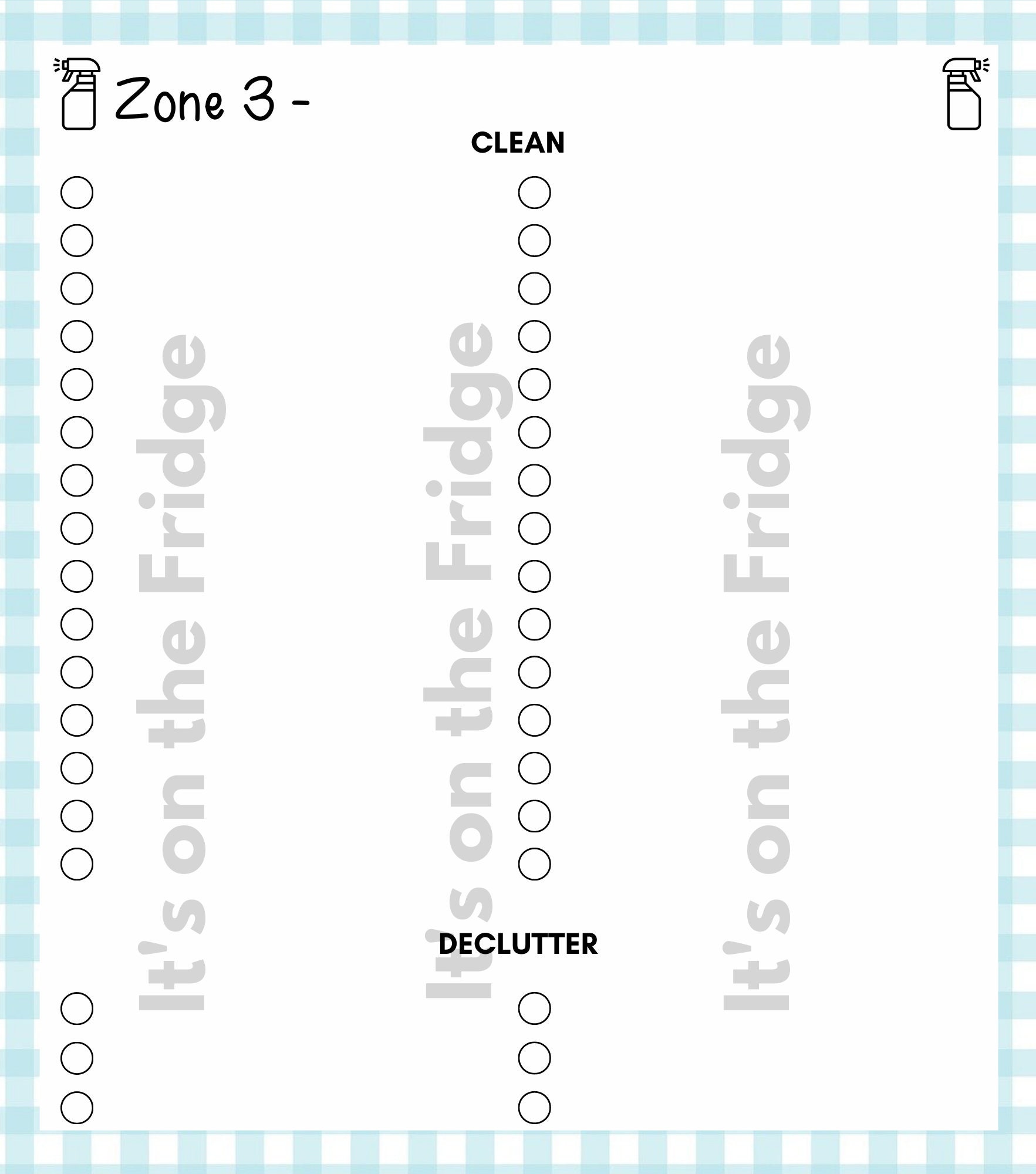 Printable Flylady Control Journal Fly Lady Planner Zone - Etsy