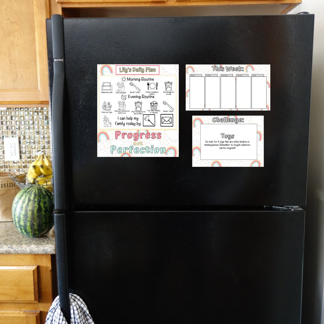 Kids Zone Cleaning Chore Chart, Flylady Kids Printables, Visual Chore ...