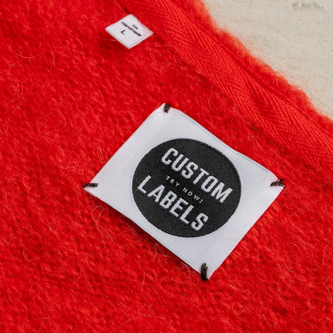 Large Custom Woven Clothing Labels With Logo/artwork/design up to 8 ...