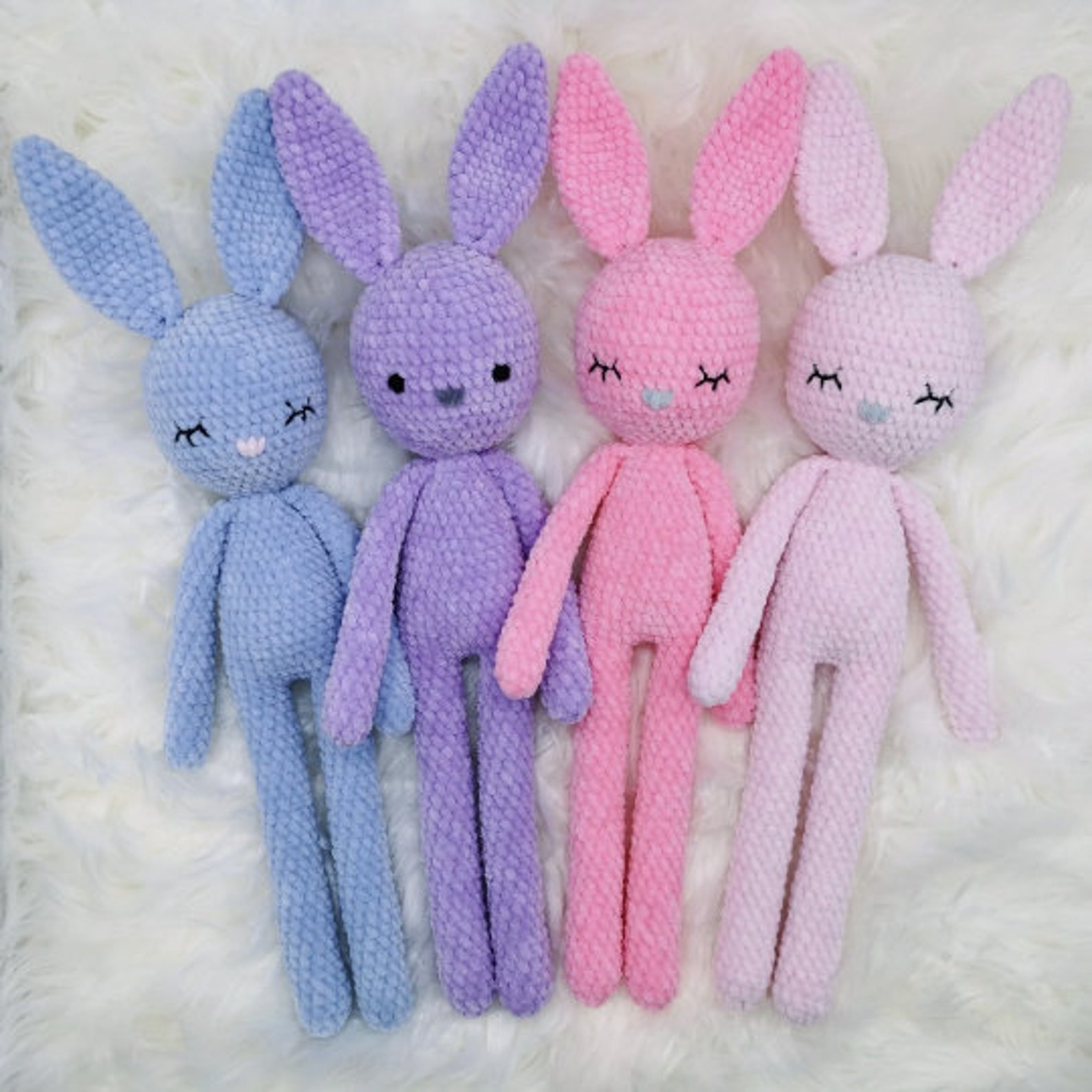 Crochet Bunny Pattern. Classic Long Legged Bunny Toy. | Etsy