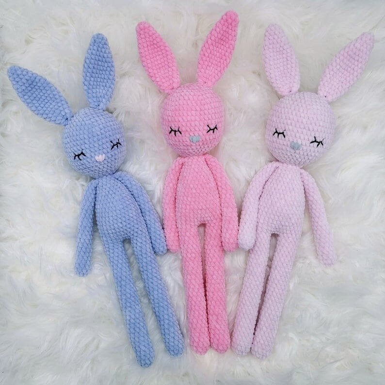 Crochet Bunny Pattern. Classic Long Legged Bunny Toy. | Etsy