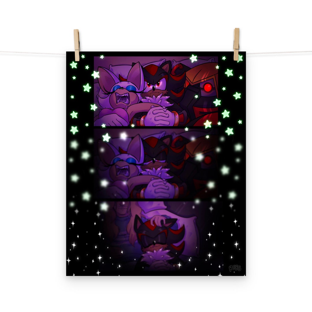 Glow-in-the-dark Stars - Shadow & Team Dark Print - Etsy