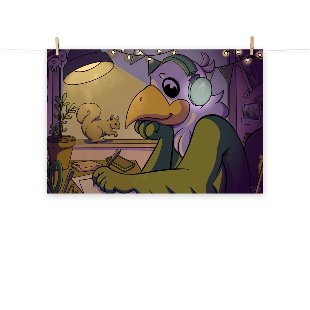 Scrappy Lo-fi Finals Week Poster - Etsy