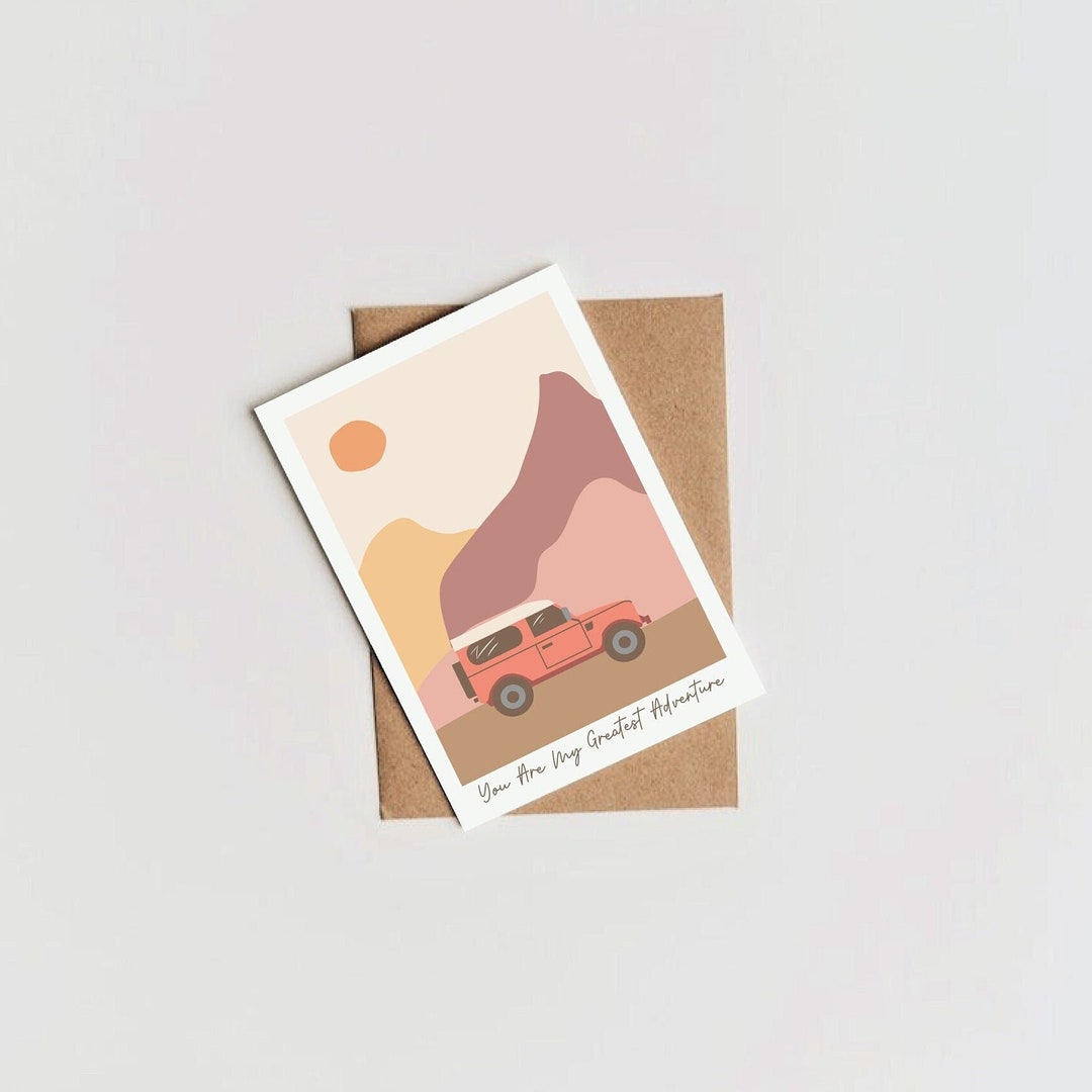 Land Rover Defender Valentines Card, Land Rover Card, You Are My ...
