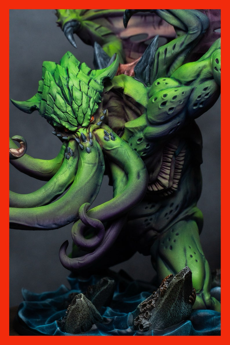 Cthulhu Epic Boss Hand Painted Miniature Dnd Pathfinder Dungeons and ...