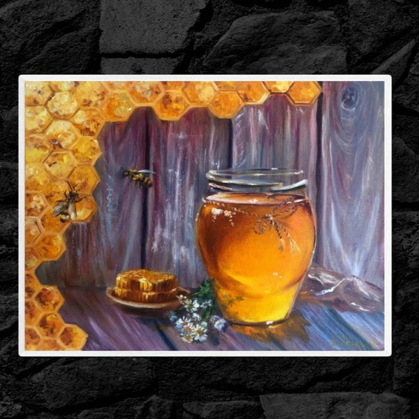 Honey Painting - Etsy