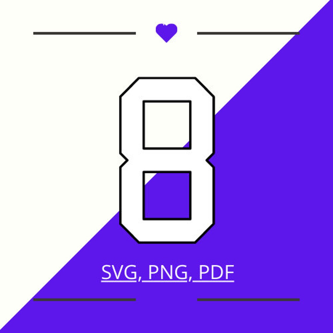 Square Number 8 Large Number Foam Numbers Balloon Decor | Etsy