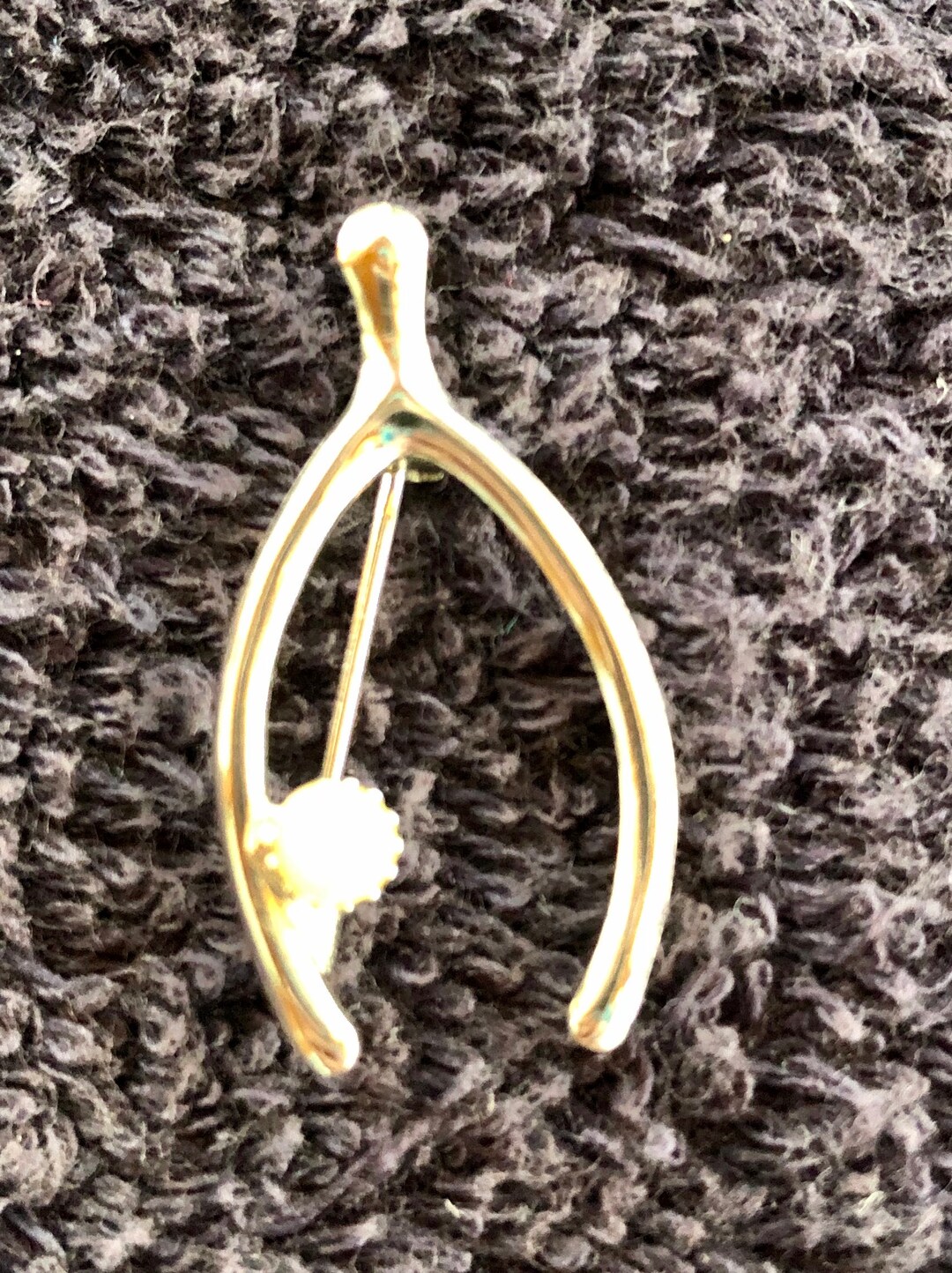 Sterling Silver and Pearl Wishbone Brooch/pin - Etsy