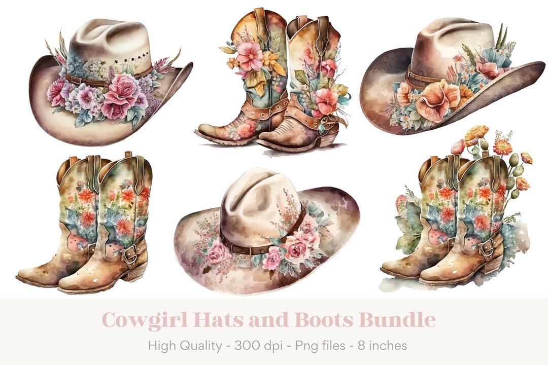 Cowgirl Boots Png, Cowgirl Boots Clipart, Western Clipart, Cowgirl ...