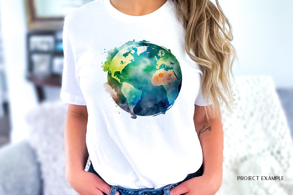 Watercolor Earth Png, Earth Day Png, Watercolor Earth Clipart, Earth ...