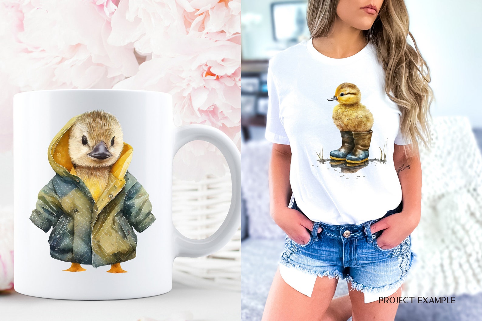 Duck Sublimation Png Baby Duck Clipart Western Clipart Farm - Etsy