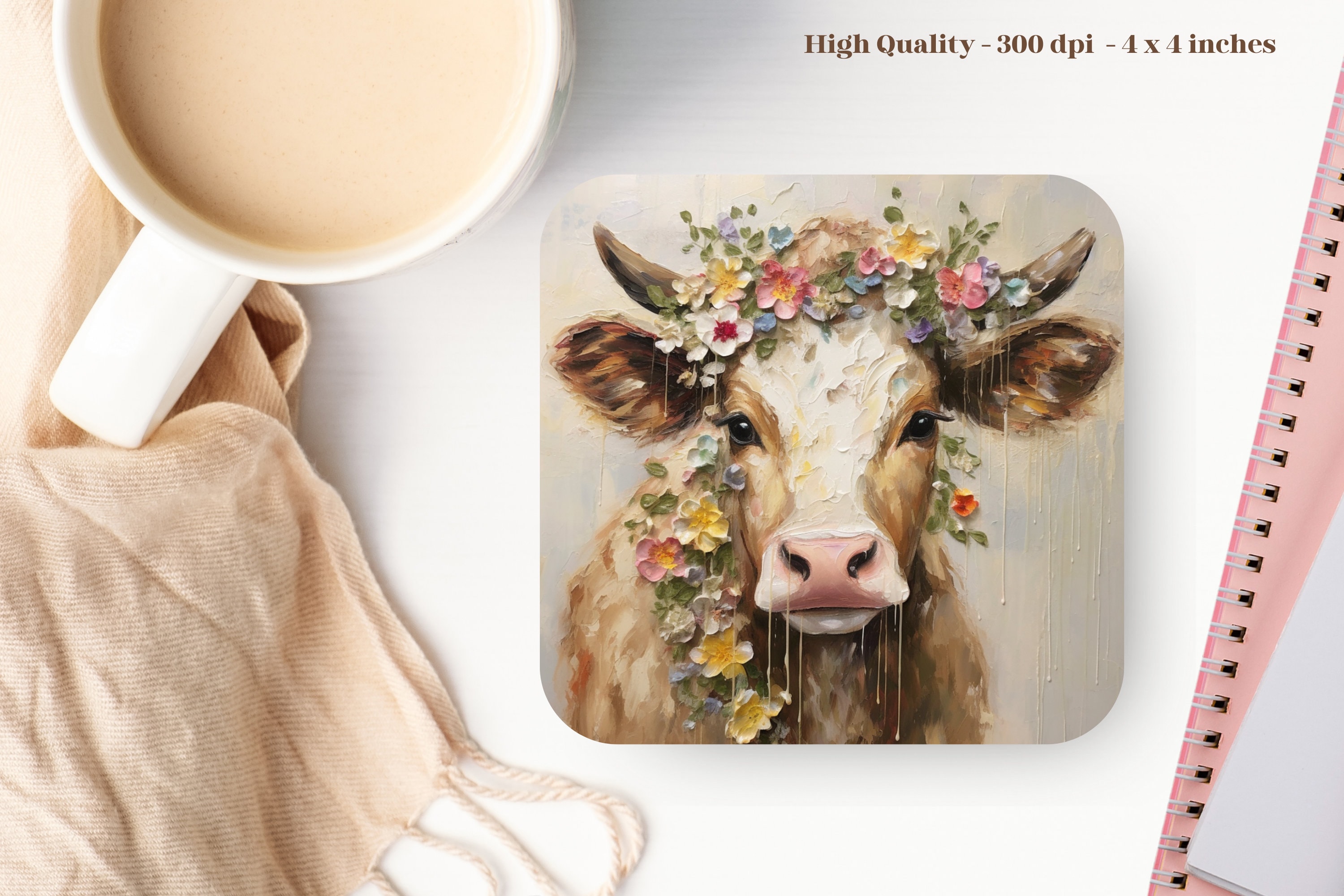 Square Coaster Sublimation, Western Coaster Designs, 3d Sublimation ...