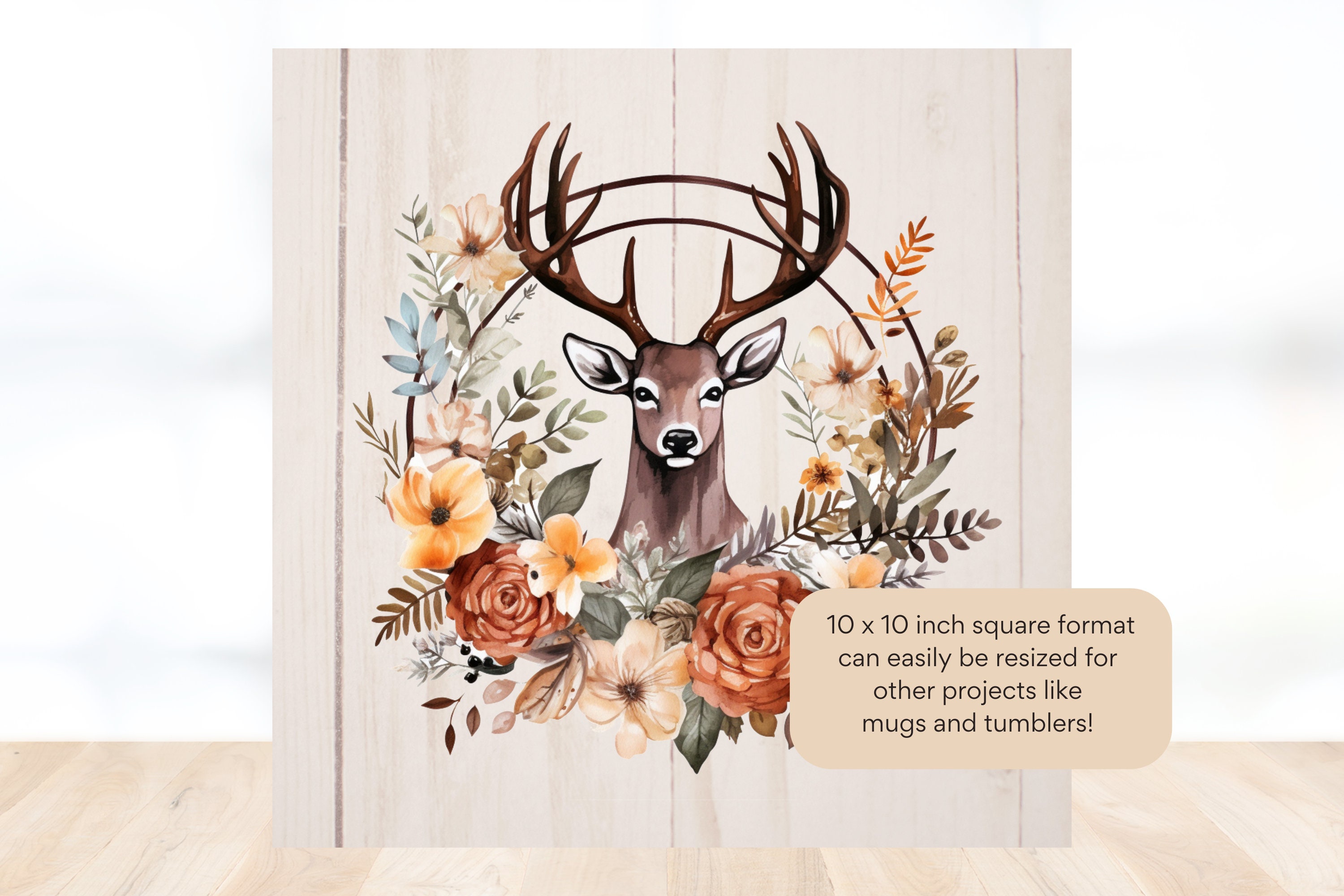 Deer Wind Spinner Png, Western Wind Spinner Sublimation, Fall Wind ...