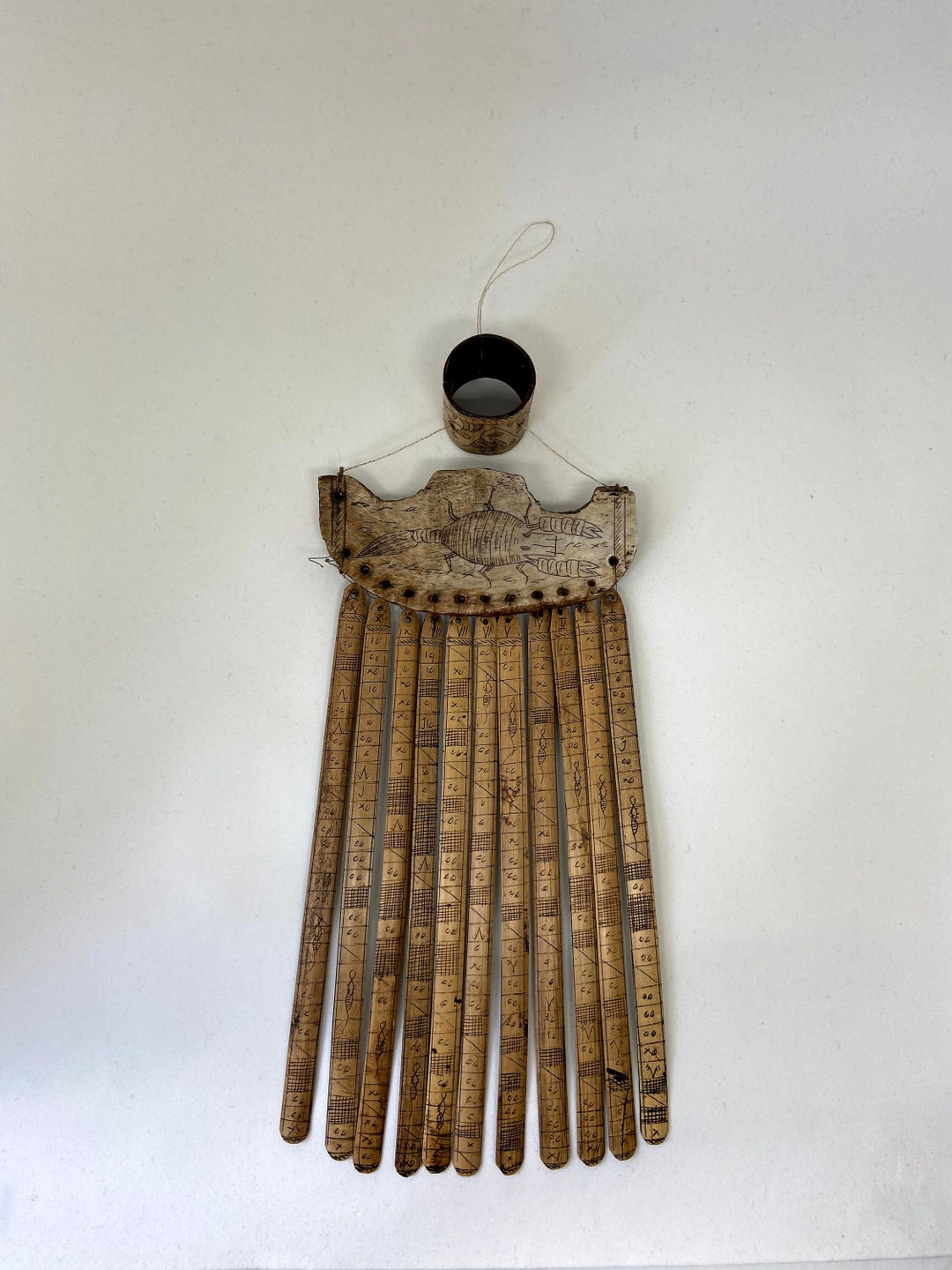 Old Calendar Sumatra Batak Indonesia Bamboo and Bones - Etsy