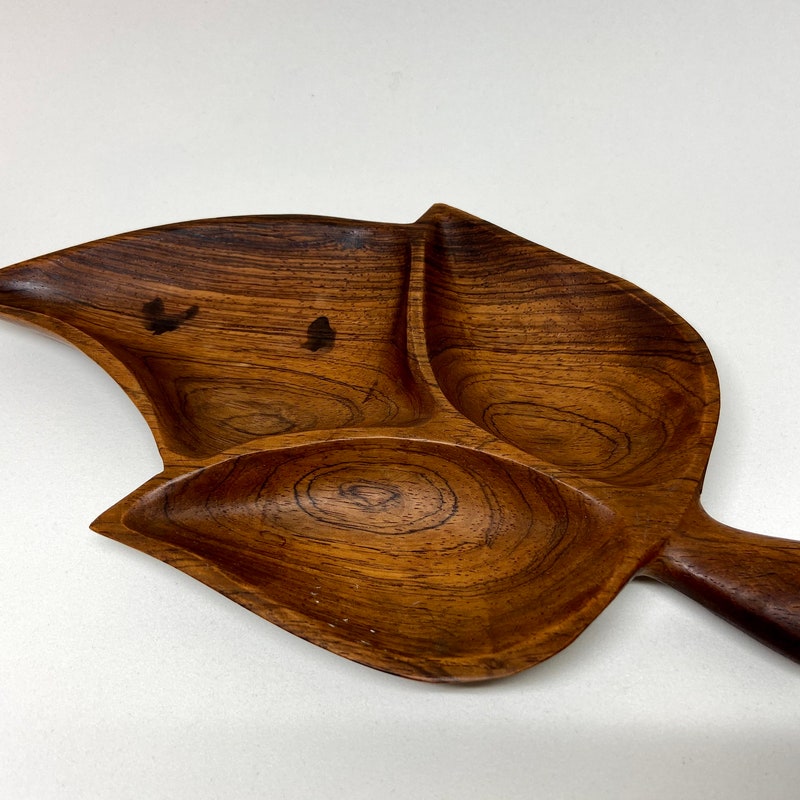 Wooden Leaf Bowl - Etsy