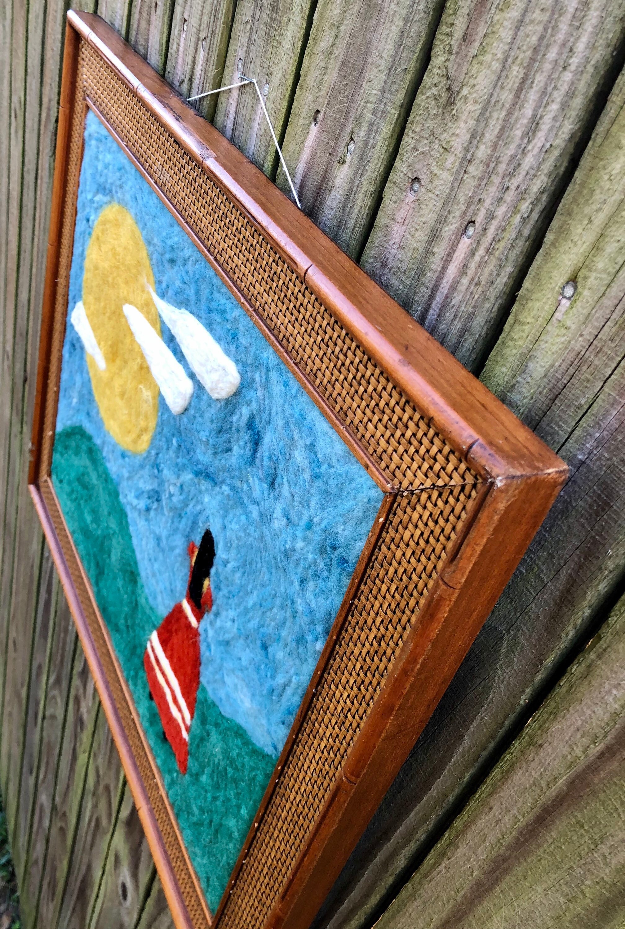 Cherokee Girl Fiber Art Wall Hanging, Native American Art, Entryway ...