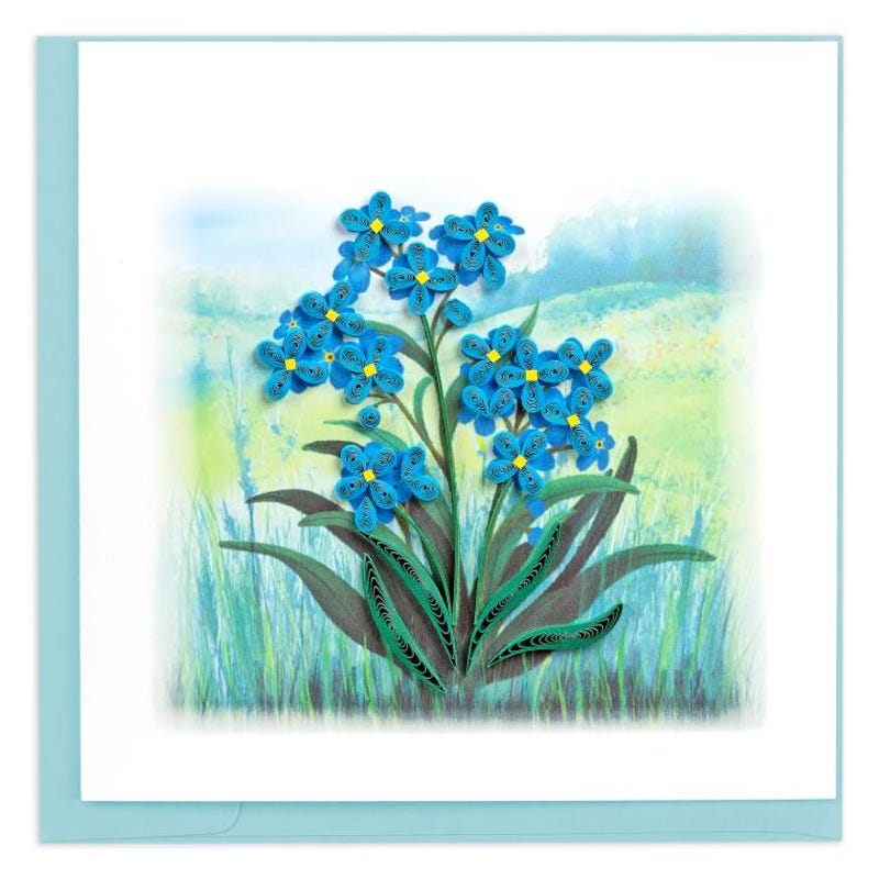 Forget Me Not Art - Etsy