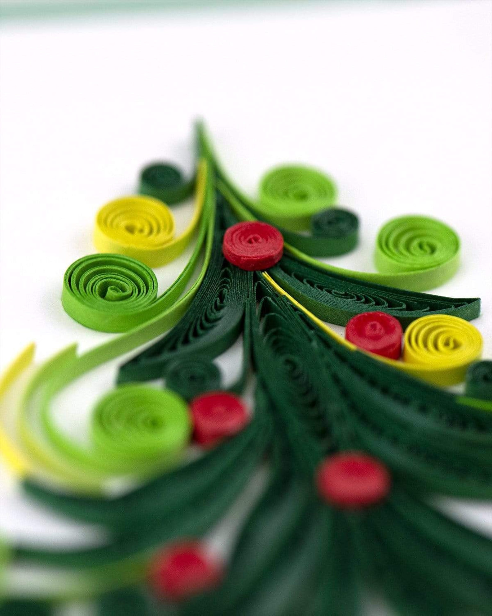 Quilled Christmas Tree Greeting Card - Etsy