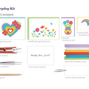 Create-a-quill DIY Quilling Kit: Everyday Craft Kit Gift for - Etsy