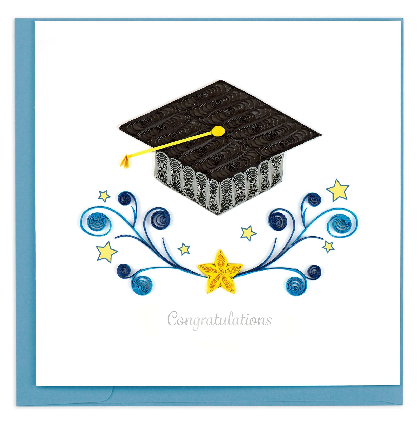 Quilled Graduation Congrats Card - Etsy