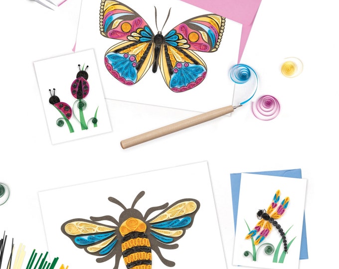 Create-a-quill DIY Quilling Kit: Insects, DIY Craft Kit for Anyone ...