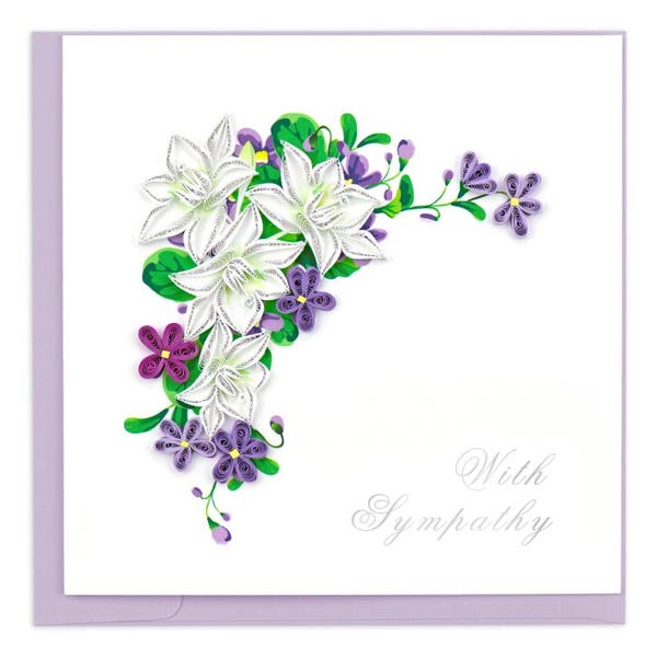 Sympathy Quill Cards - Etsy