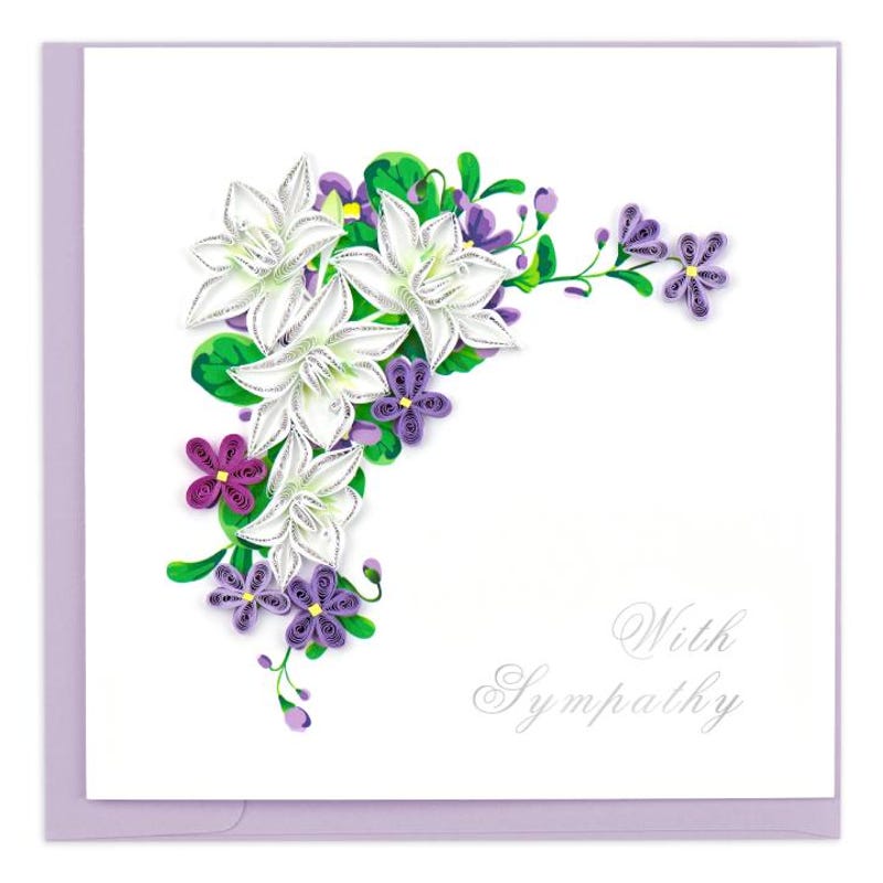 Sympathy Quill Cards - Etsy
