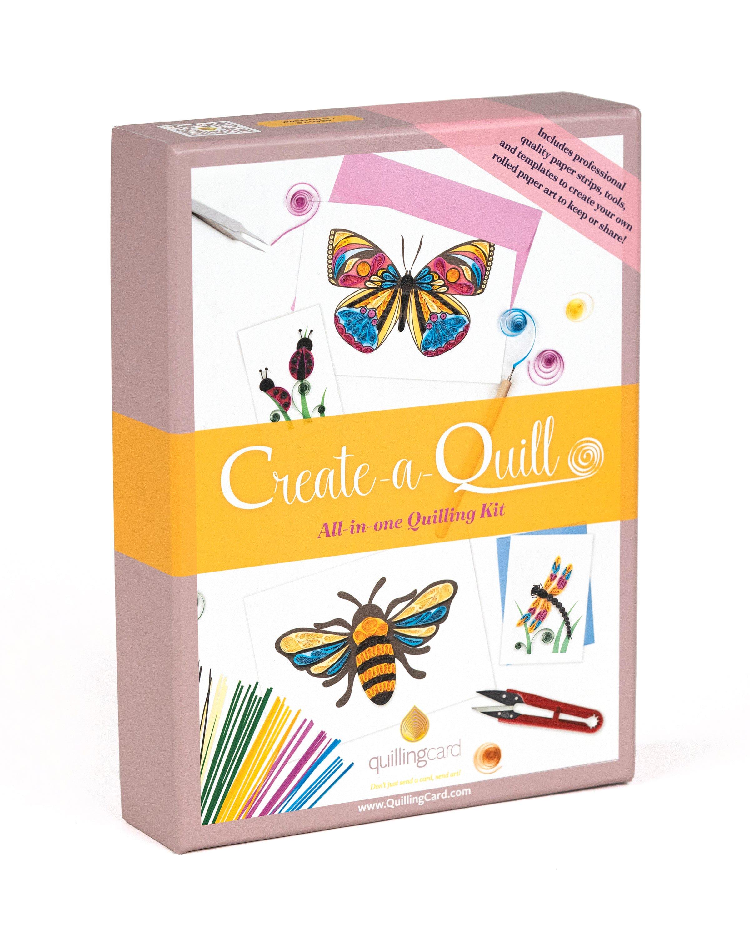 Create-a-quill DIY Quilling Kit: Insects, DIY Craft Kit for Anyone ...