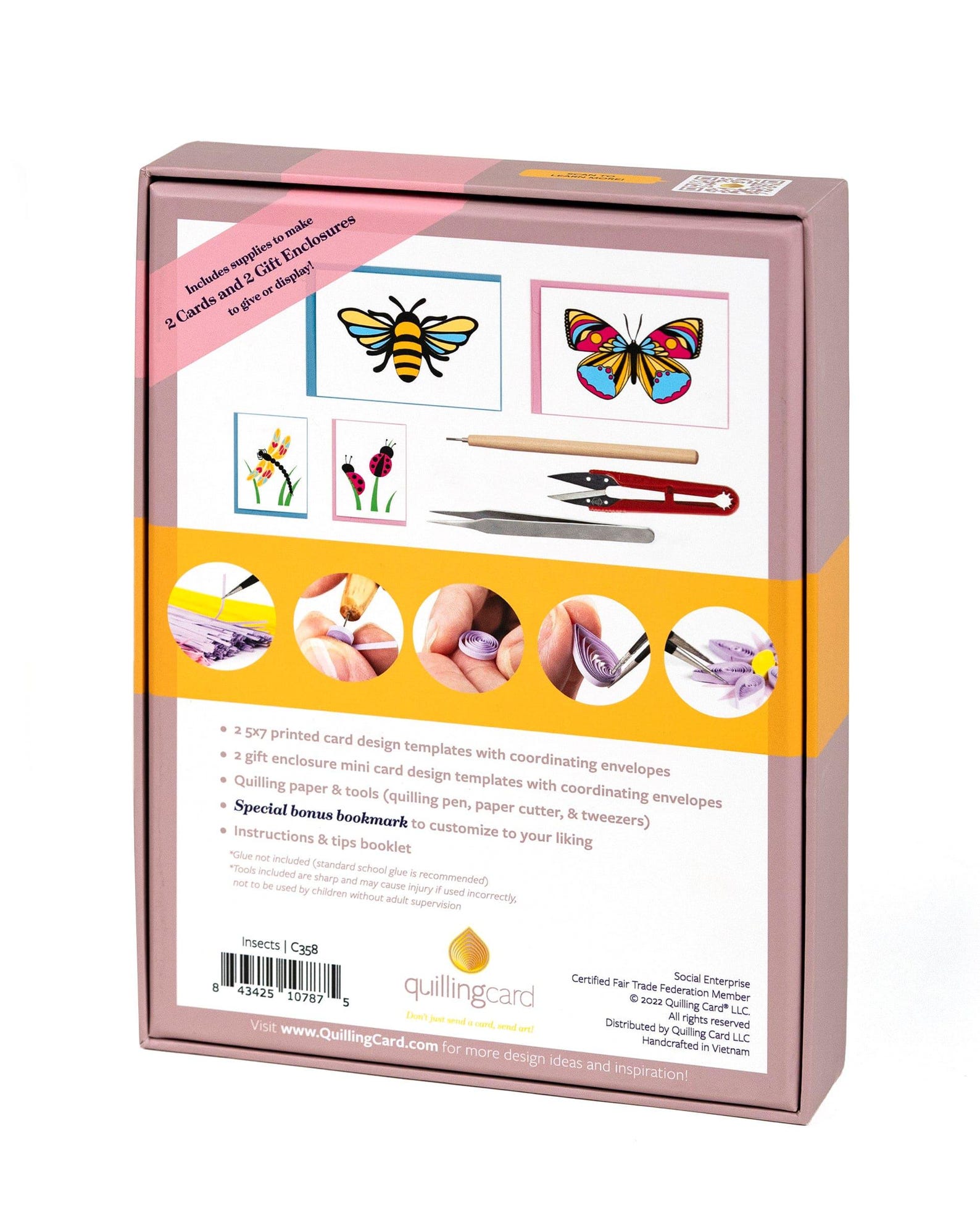 Create-a-quill DIY Quilling Kit: Insects, DIY Craft Kit for Anyone ...
