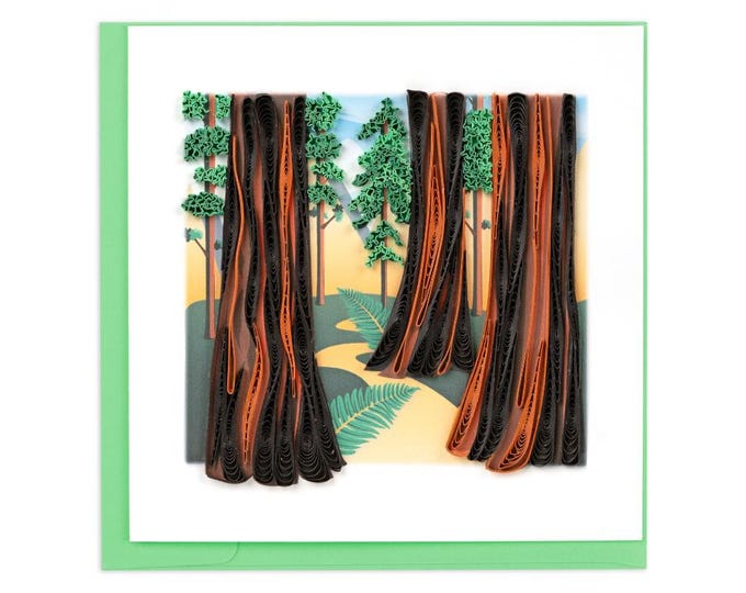 Forever Green Forest Card. in the Woods, West Coast, Forest Theme ...