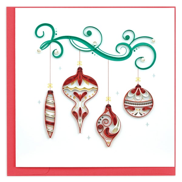 Quilled Christmas Ornaments - Etsy