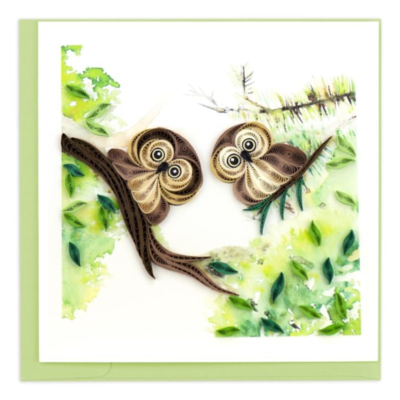 Quilled Animals Cards - Etsy