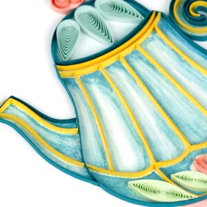 Quilled Afternoon Tea Greeting Card - Etsy