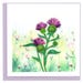 Quilled Thistle Greeting Card - Etsy