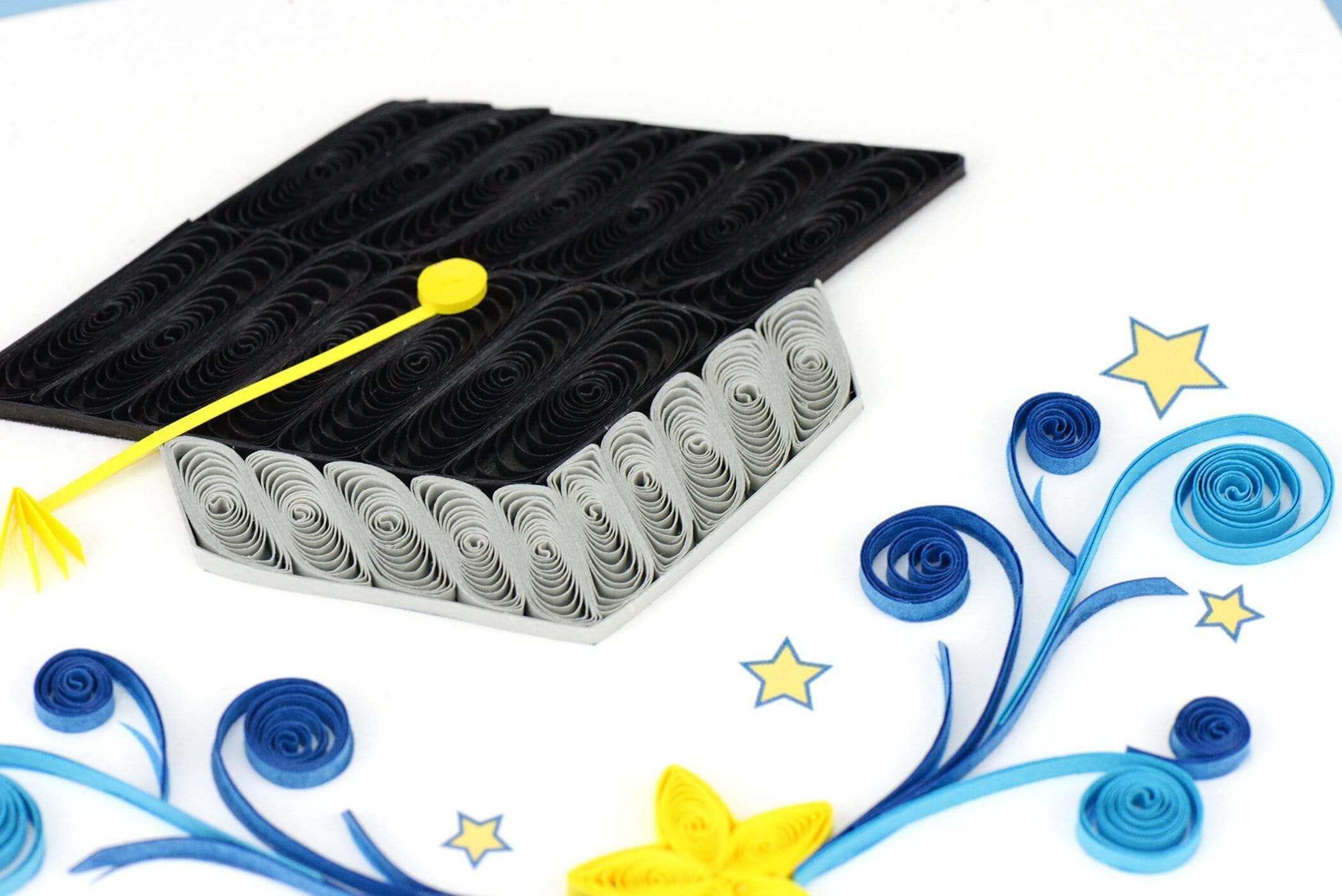 Quilled Graduation Congrats Card - Etsy