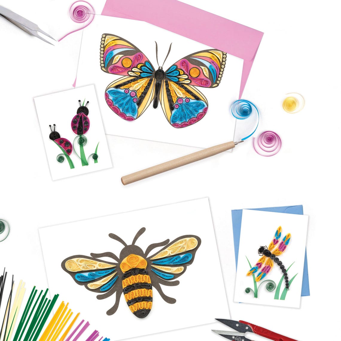 Create-a-quill DIY Quilling Kit: Insects, DIY Craft Kit for Anyone ...