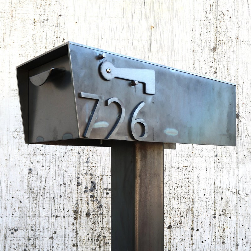Iron Mailbox - Etsy