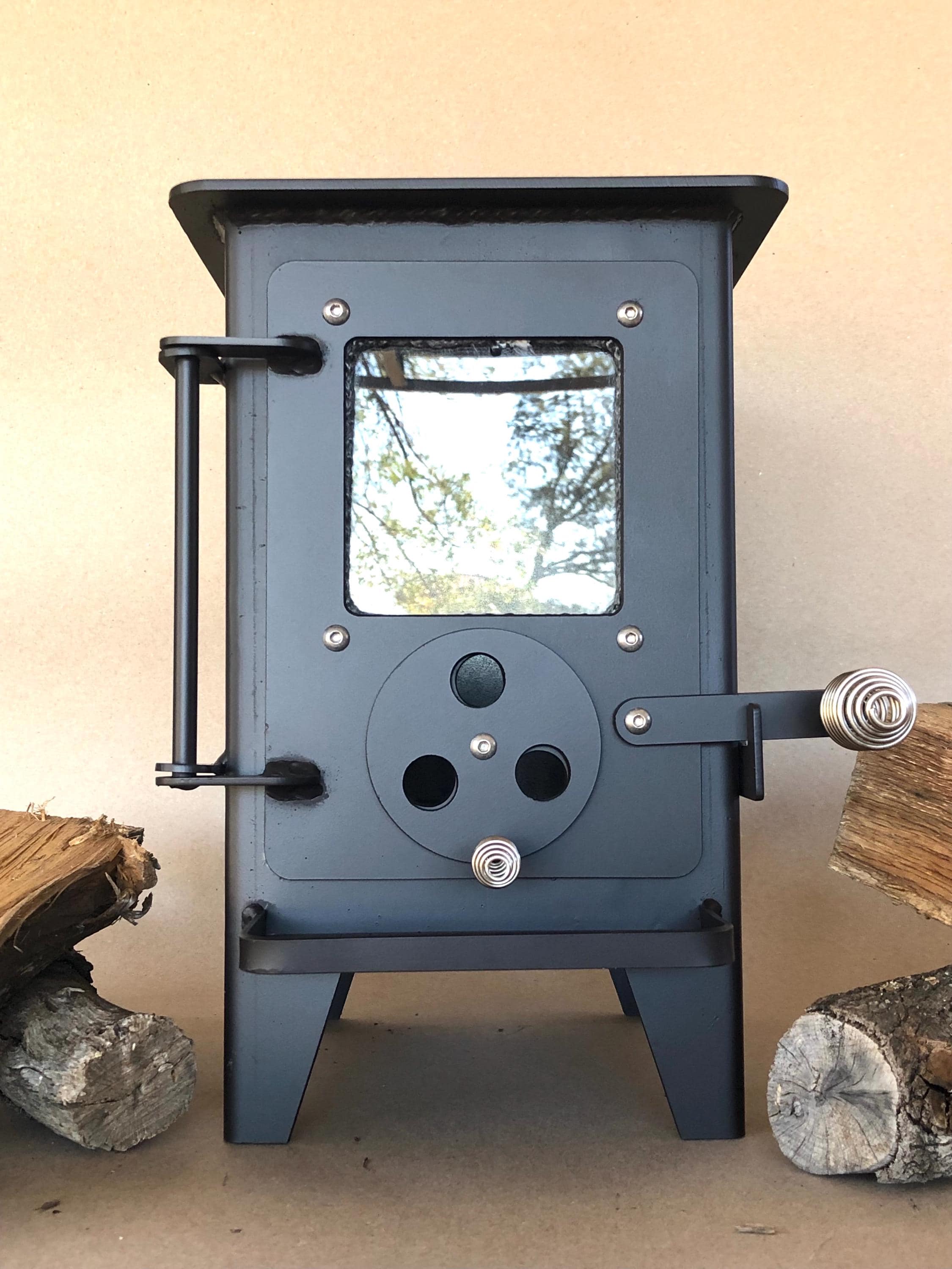 Tiny Wood Burning Stove for Tiny House Home Cabin Skoolie RV Container ...
