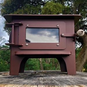 Tiny Wood Burning Stove for Tiny House Home Cabin Skoolie RV Container ...