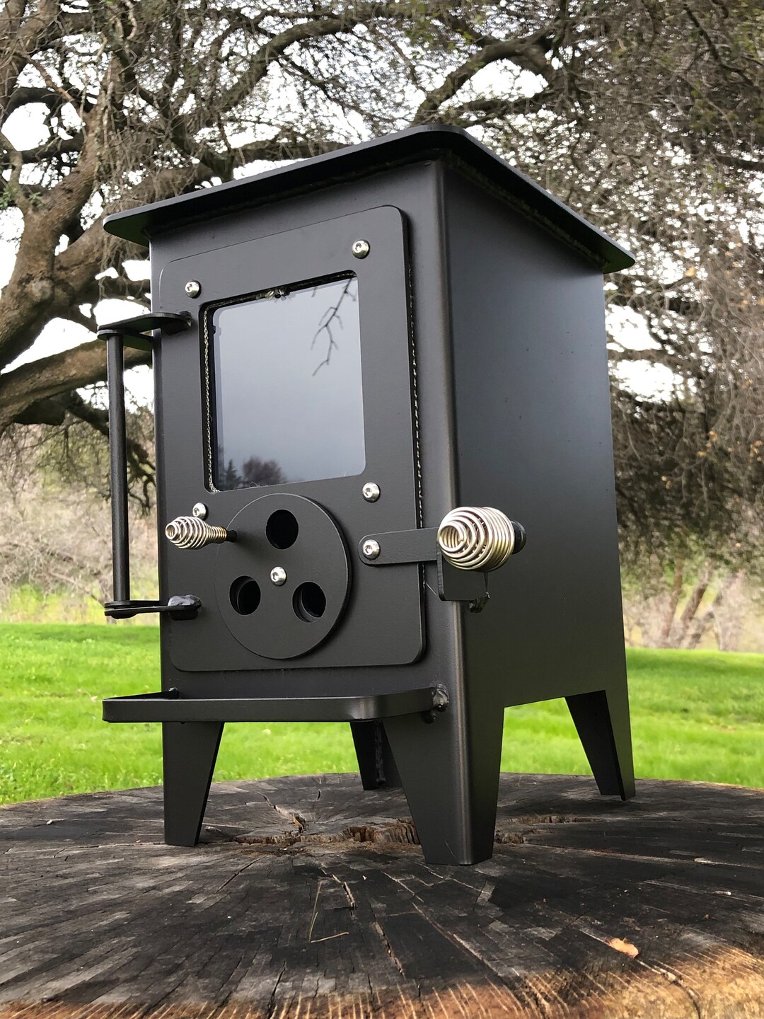 Tiny Wood Burning Stove for Tiny House Home Cabin Skoolie RV Container ...