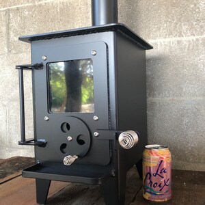 Tiny Wood Burning Stove for Tiny House Home Cabin Skoolie RV Container ...