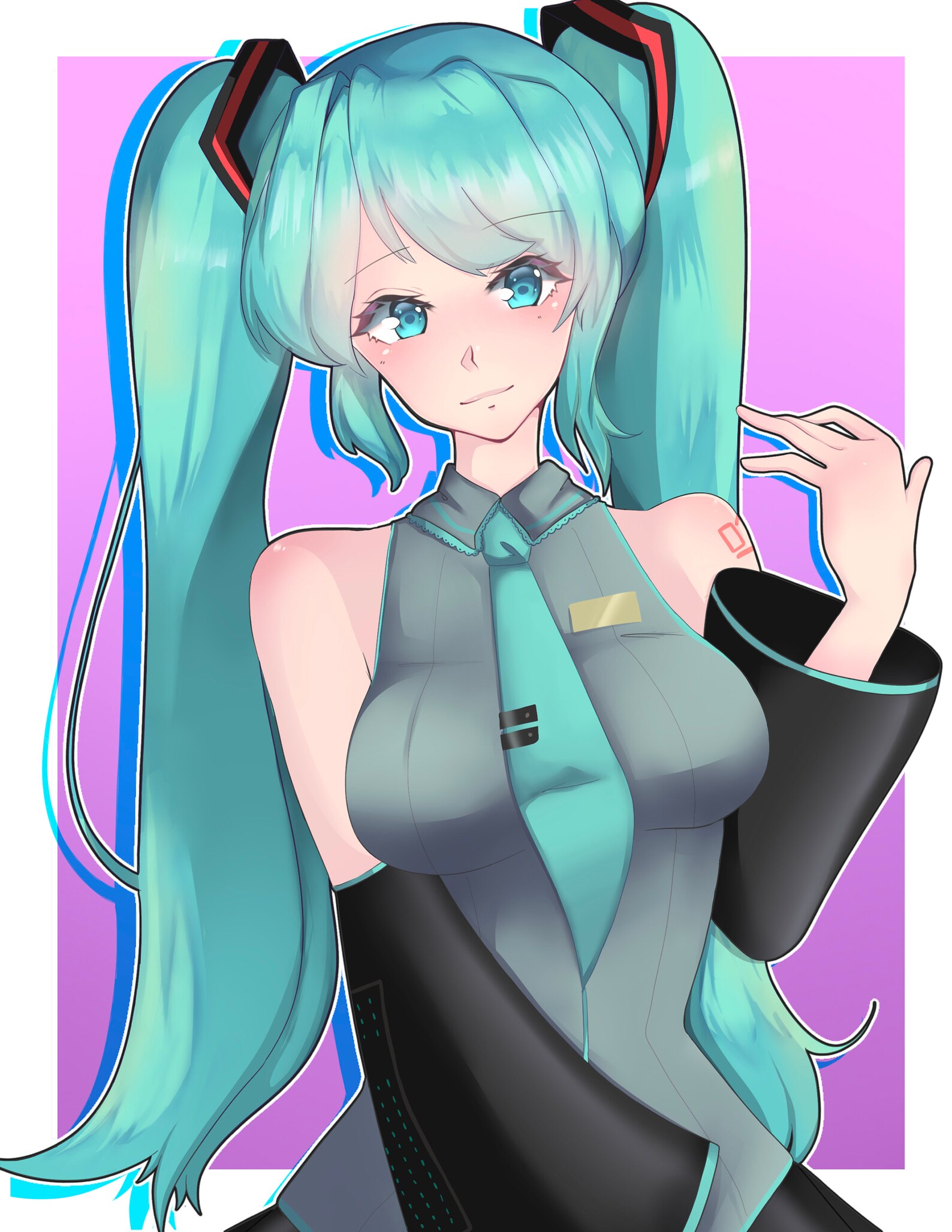 Hatsune Miku Vocaloid Postcard Mini Print 5 X 7 | Etsy